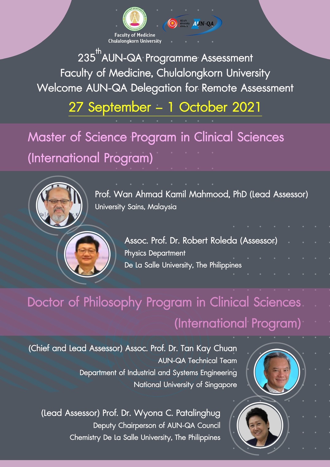 Graduate Affairs, Faculty of Medicine, Chulalongkorn University